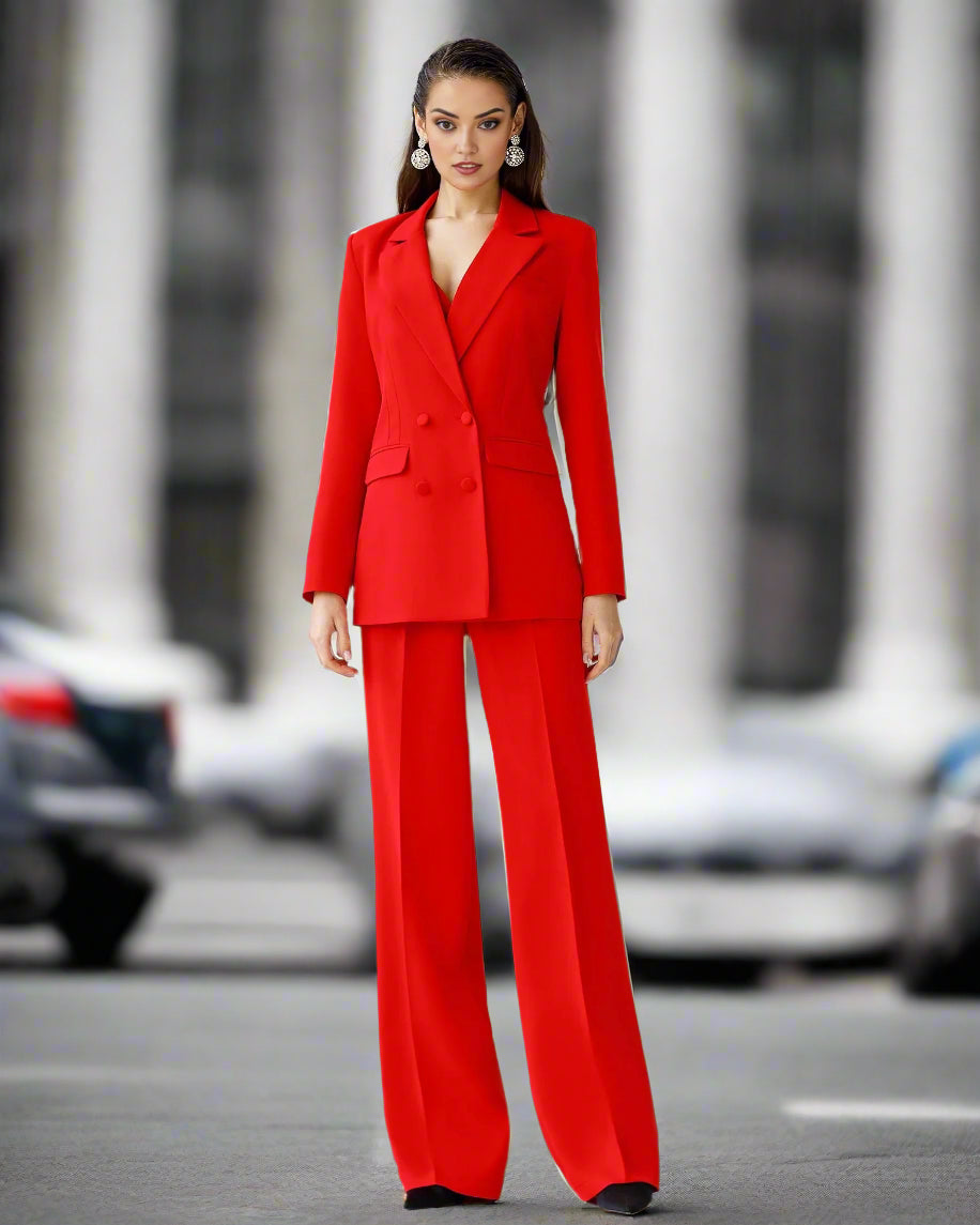 Red Eminence Suit Set – Beyond Formals